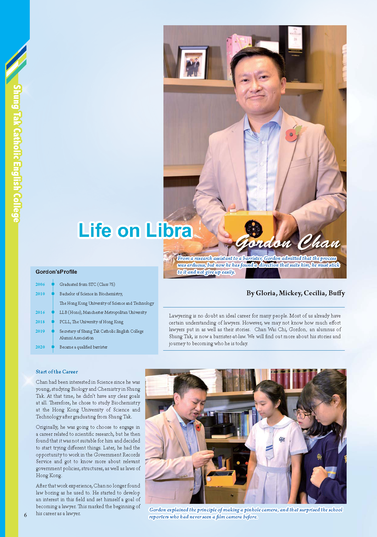 Shung Tak Catholic English College - Community