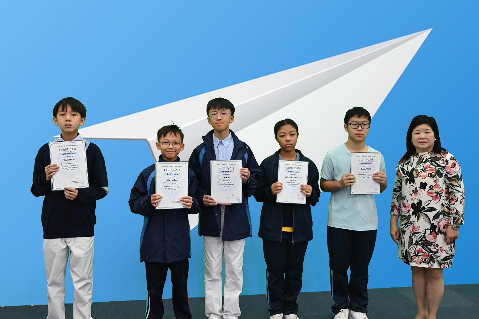 Paper Plane Competition - Shung Tak Catholic English College