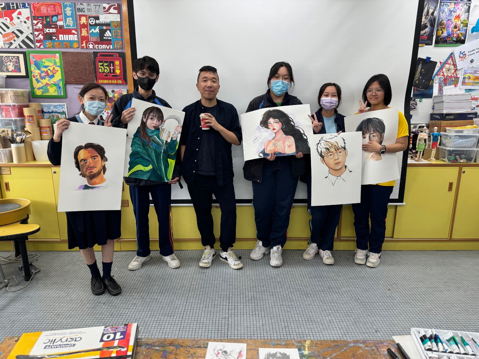 Portrait Painting Workshop - Shung Tak Catholic English College
